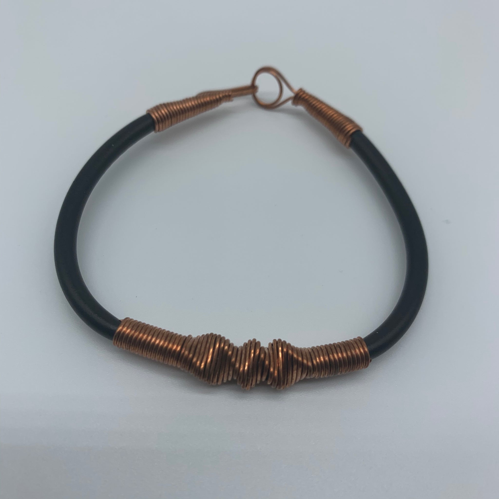 Home › Plastic Bracelet W/Metal Wire-Black Variation 3